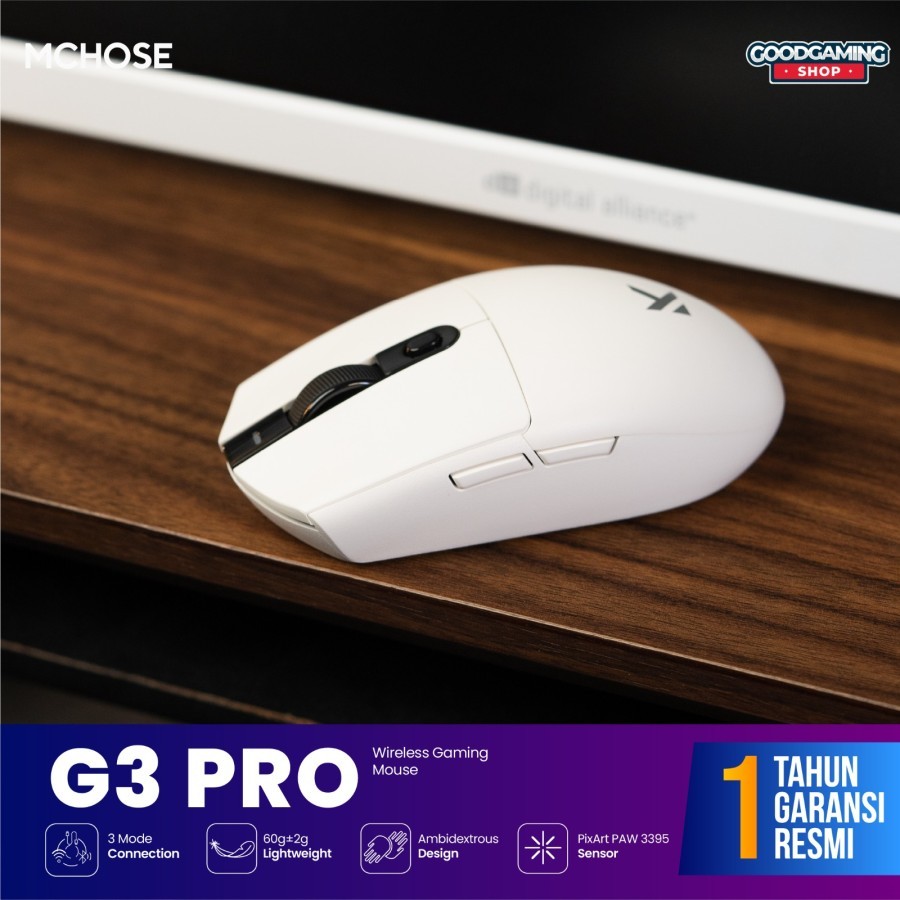Jual MCHOSE G3 Pro / G-3 Pro Tri-Mode Dual 1K High-Performance Wireless ...