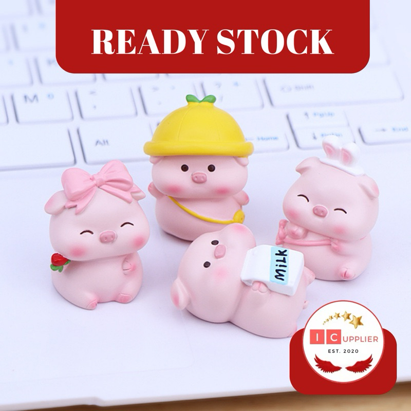 Jual Cute Animal Decoration Piggy Babi Lucu / Dekorasi Hiasan Mobil ...