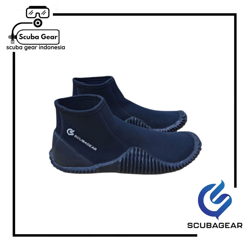 Jual SCUBAGEAR Booties Low Cut 3mm - Sepatu Karang Selam Scuba Diving ...