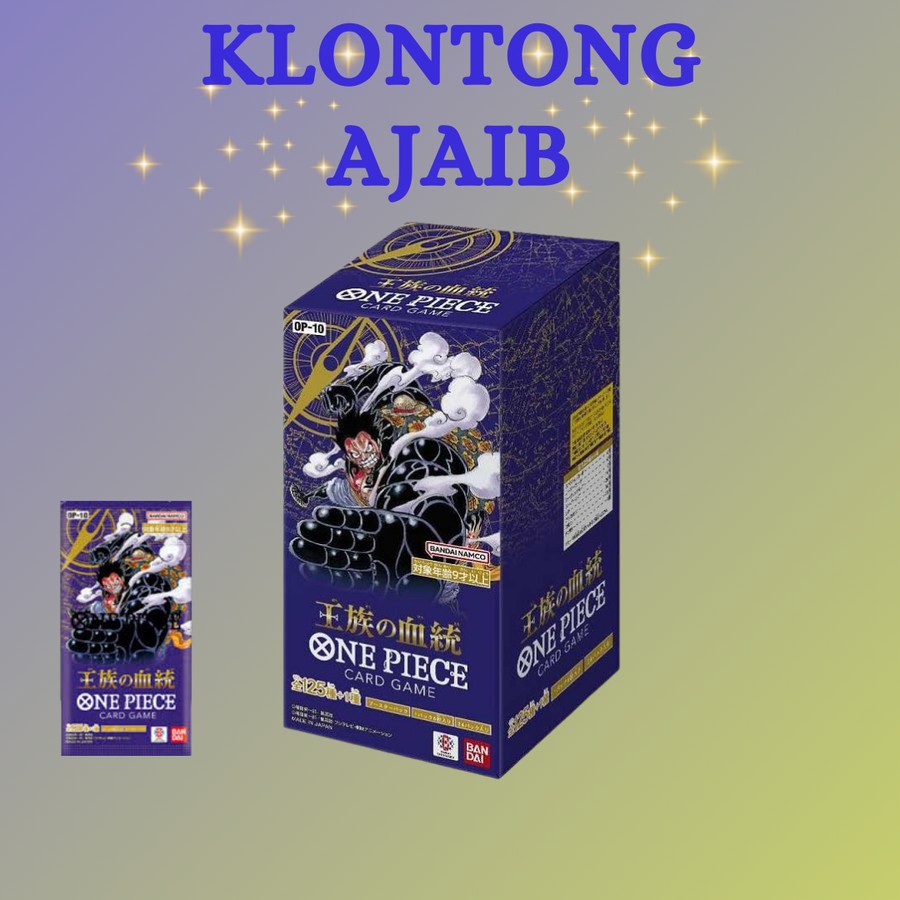 Jual One Piece TCG OP10 / OP-10 Royal Blood Booster Box Case Sealed ...