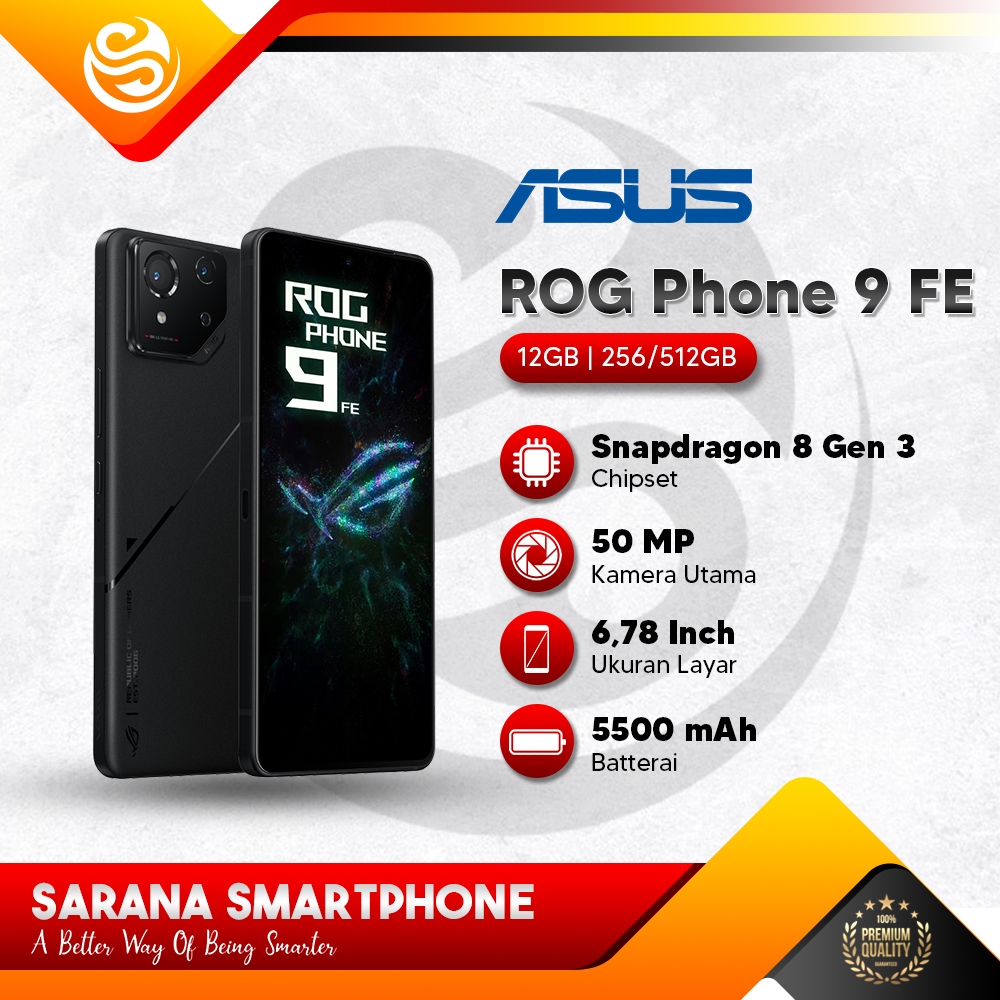 Jual Asus ROG Phone 9 FE (12/256GB) | 5500 mAh | Fast Charging 65W ...