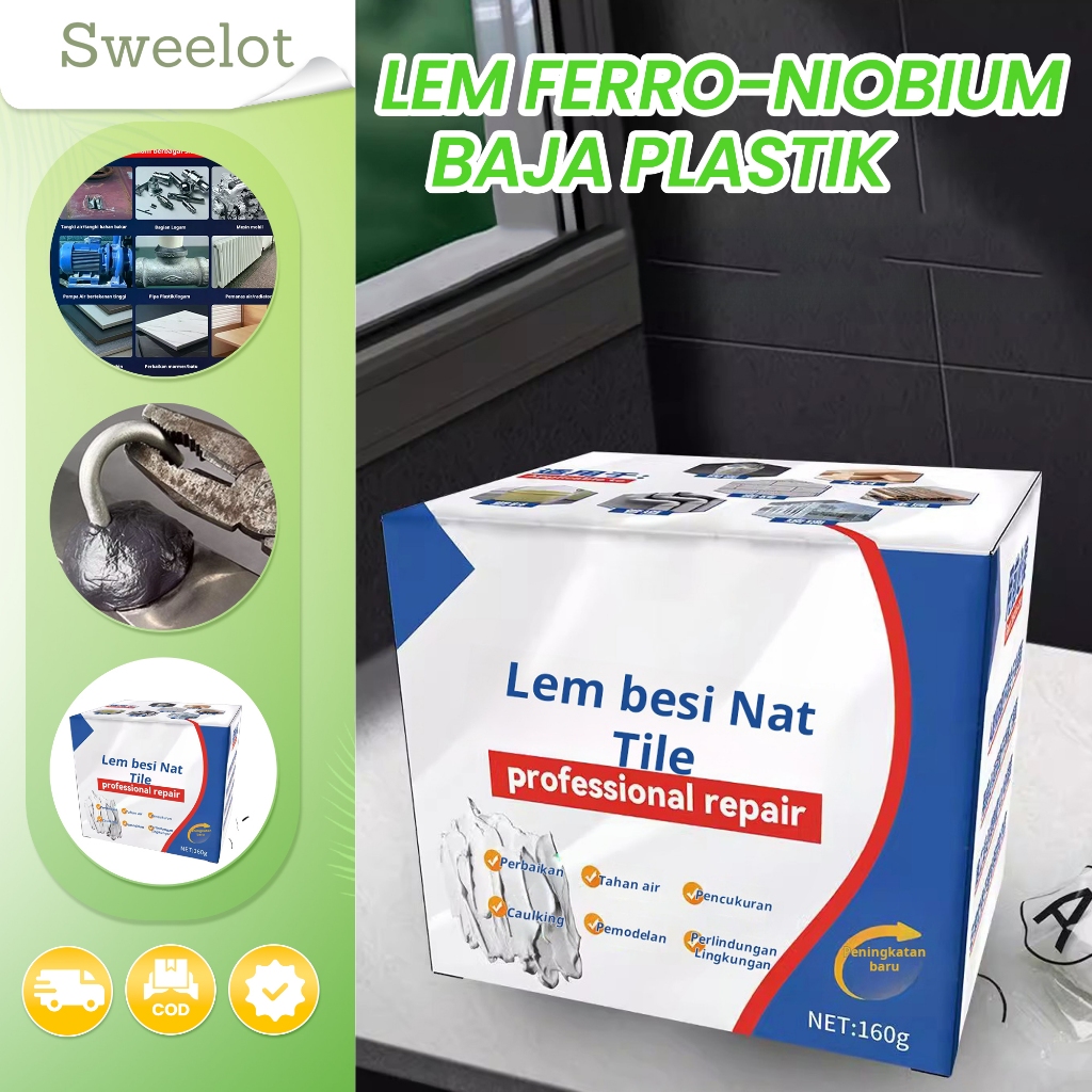 Jual Lem besi lumpur kuat memperbaiki plastik baja lumpur tahan air ...
