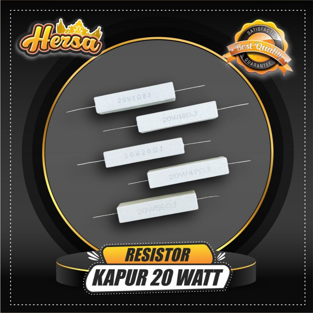 Jual resistor 20 watt 1R8 18Ohm 20Ohm 47Ohm | Shopee Indonesia