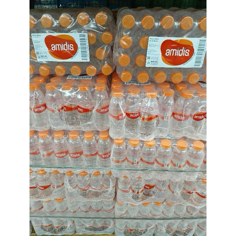 Jual AMIDIS air minum kemasan botol isi 220ml x 24 pcs | Shopee Indonesia