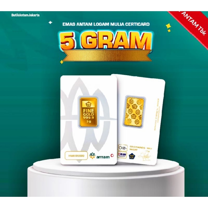 Jual LM EMAS ANTAM 5 Gram, LOGAM MULIA TERBARU | Shopee Indonesia