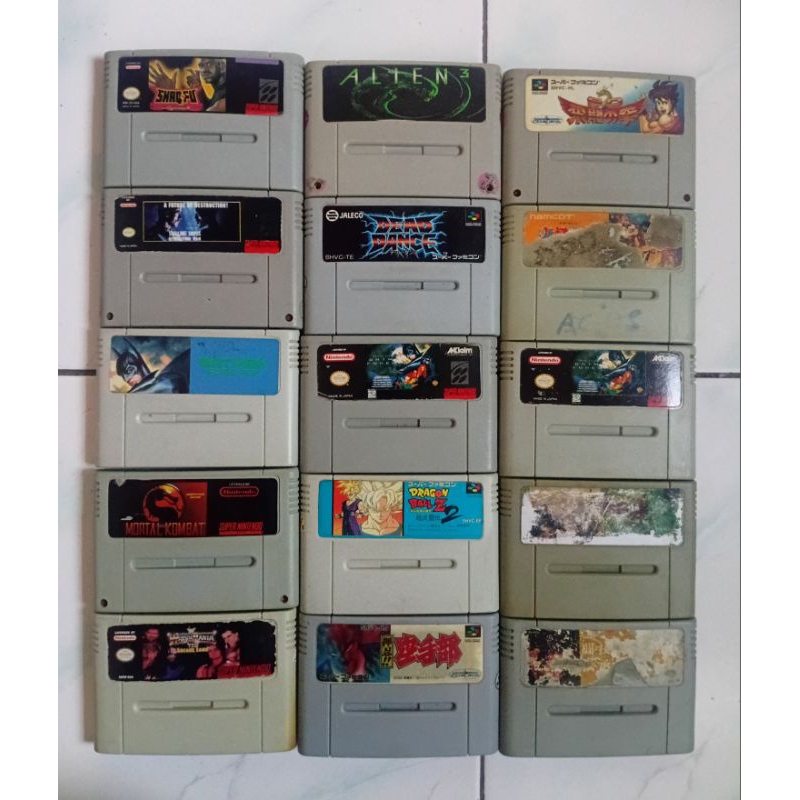 Jual kaset super nintendo / kaset snes 16 bit | Shopee Indonesia