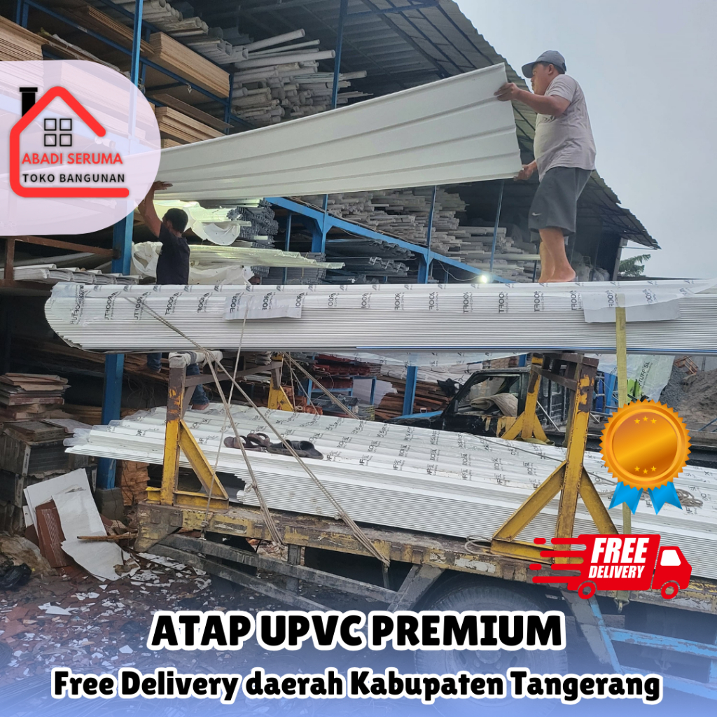 Jual MURAH / BEST SELLER / ATAP ROOFTOP KANOPI UPVC / ROOFTUF / ATAP ...
