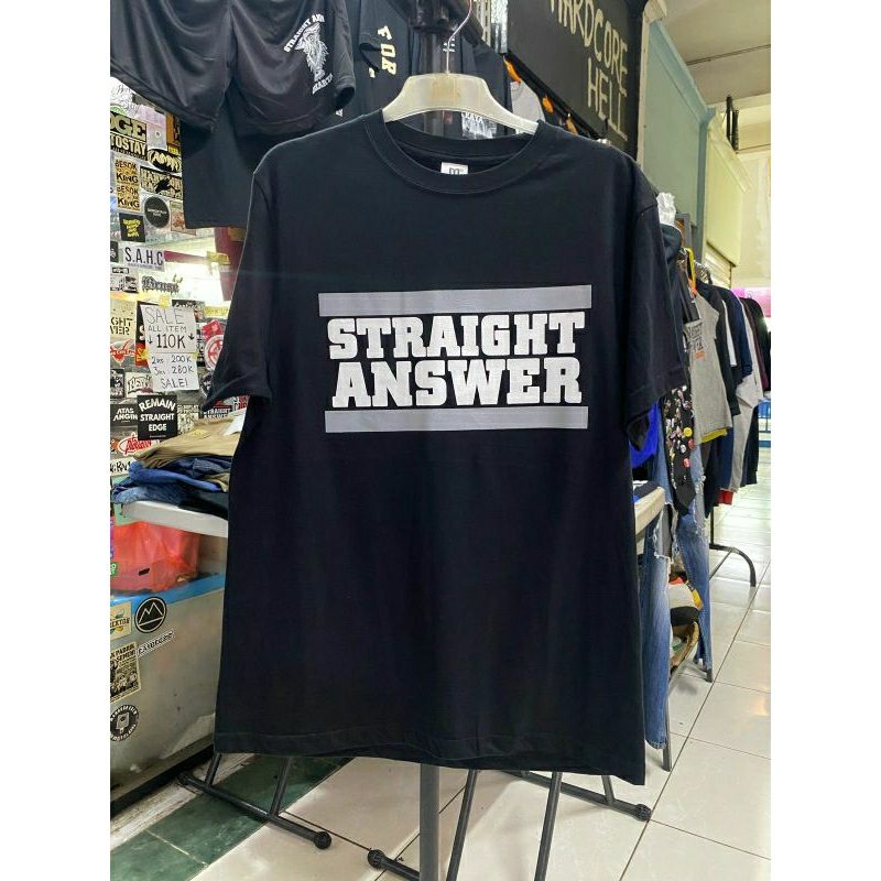 Jual STRAIGHT ANSWER - Never Surrender Official Tshirt | Shopee Indonesia
