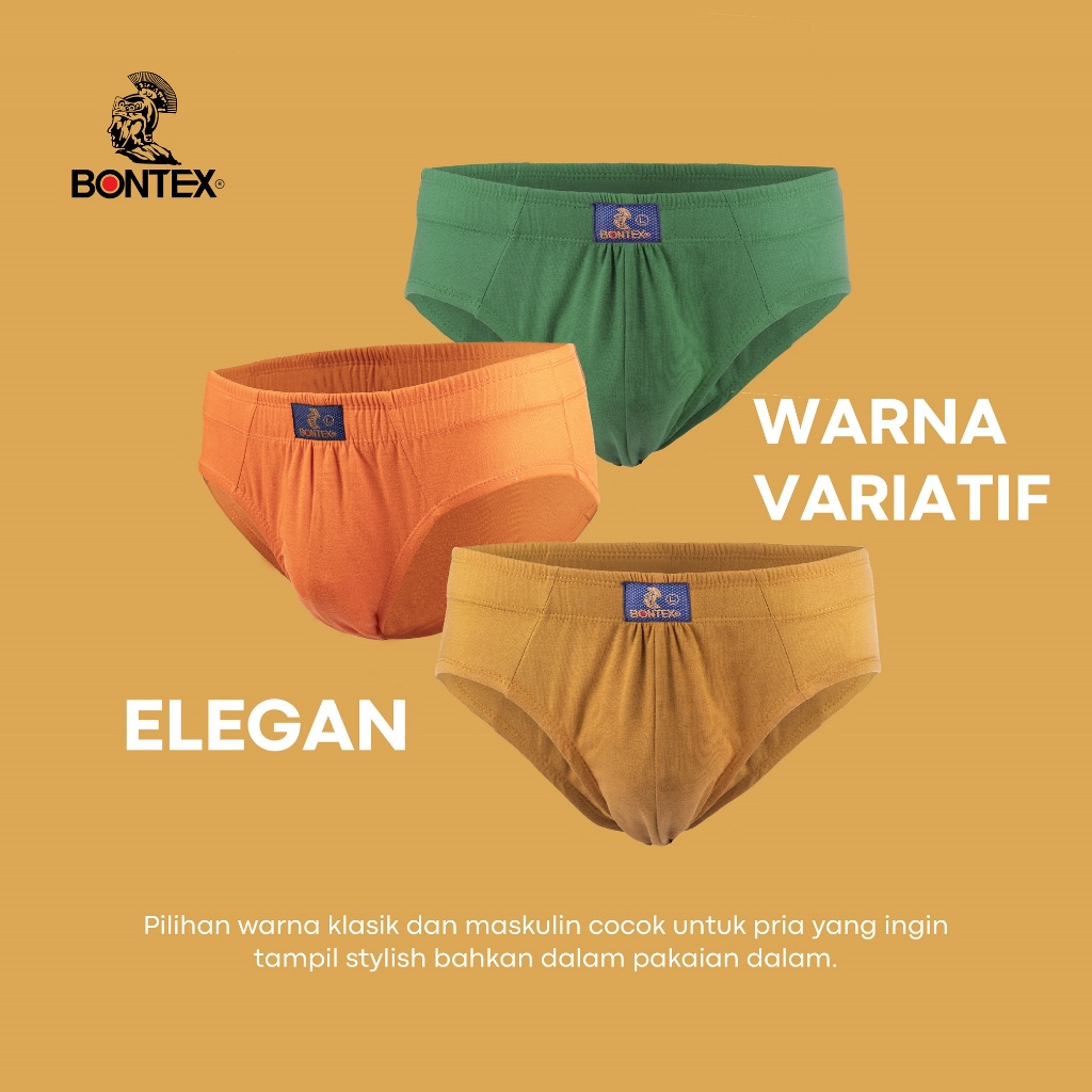 Jual BONTEX Gentleman - Celana Dalam Pria - Bahan Katun Sehari Hari ...