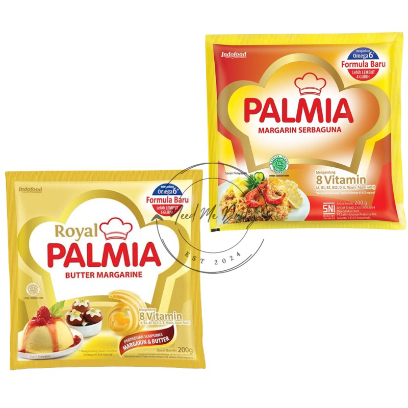 Jual Royal Palmia Butter Margarine Sachet 200gr | Palmia Margarin ...