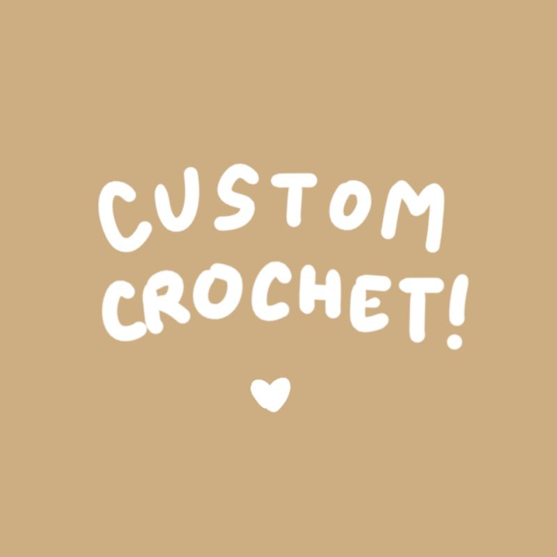 Jual [PRE-ORDER] CUSTOM CROCHET • rajut custom, bebas request apa saja ...