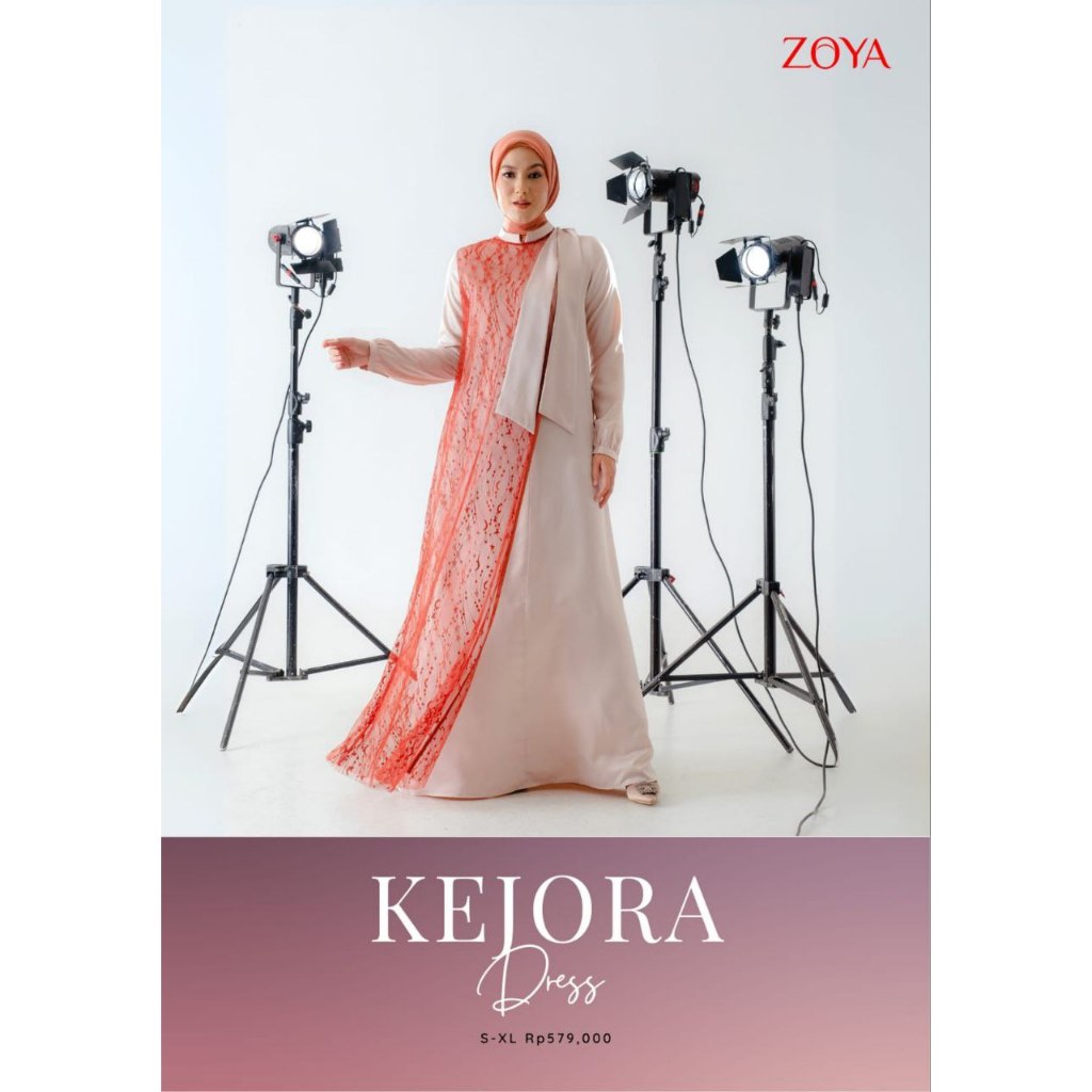 Jual ZOYA Kejora Dress Teracotta - Pakaian Muslim Wanita Baju Dress ...