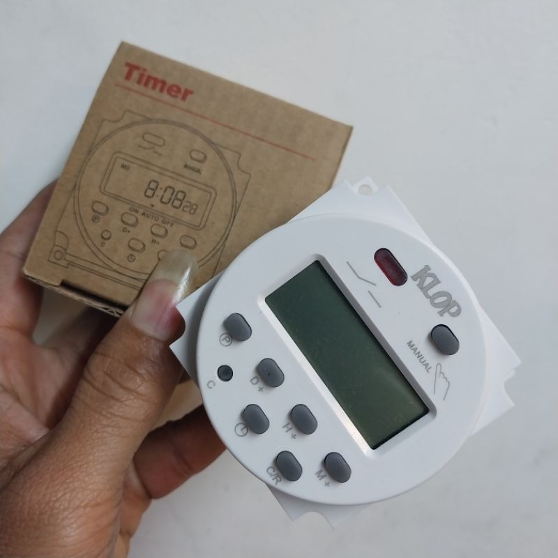 Jual Digital Timer DC / Switch Timer DC Otomatis DC 12VDC 16A | Shopee ...
