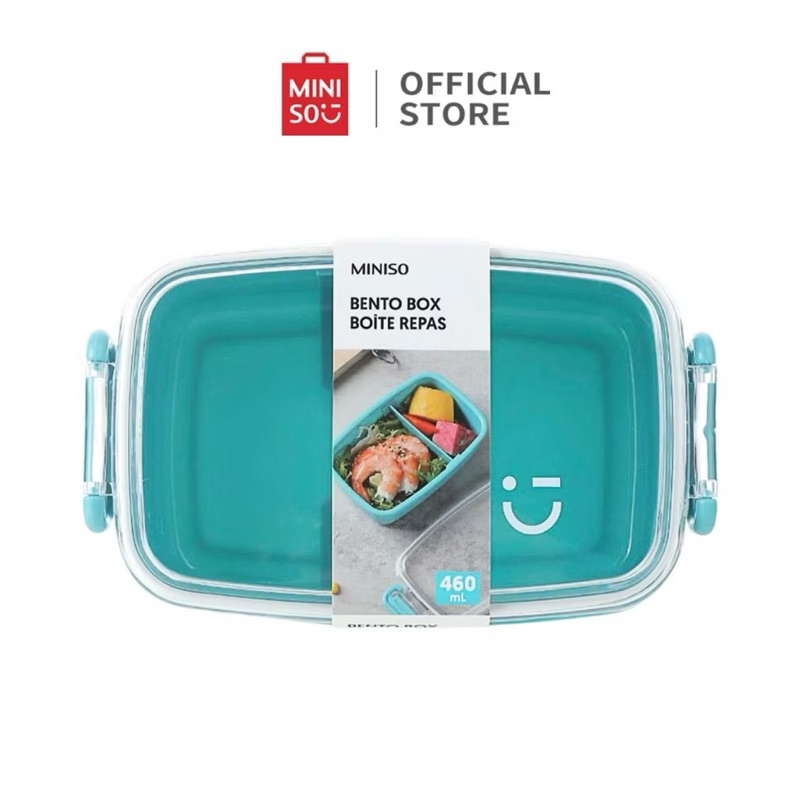 Jual COD BALI MINISO Portable Bento Box (460mL) Kotak Makan Miniso ...