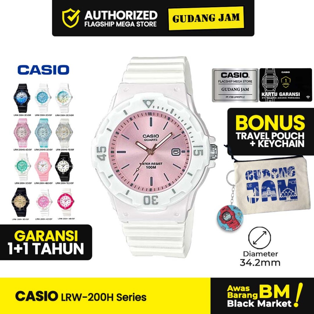 Jual Jam Tangan Casio LRW-200H LRW-200 LRW200HS LRW 200HS | Shopee Indonesia