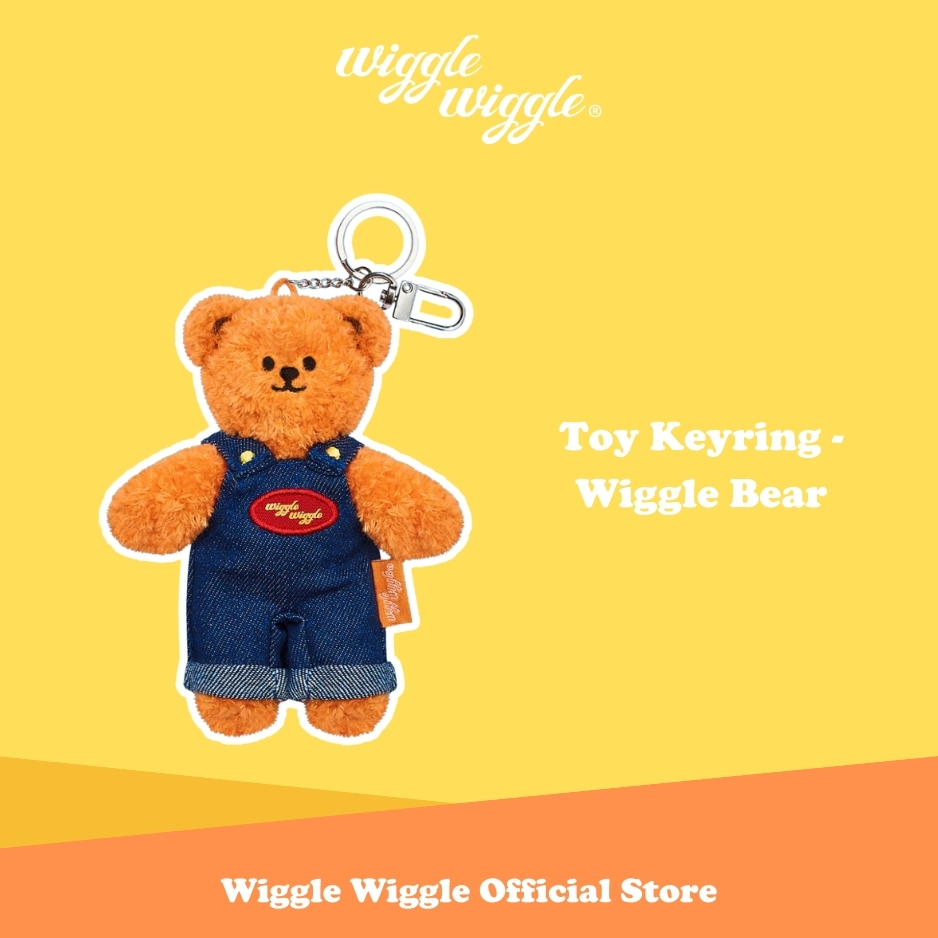 Jual Wiggle Wiggle Toy Keyring Wiggle Bear Keychain Gantungan Kunci Boneka Korea | Shopee Indonesia