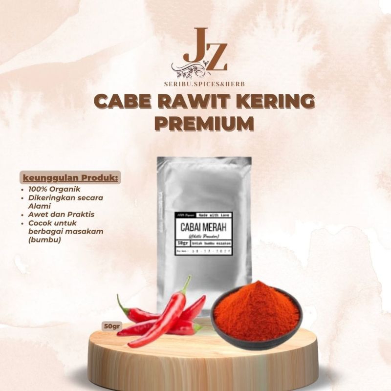 Jual Cabe Rawit Kering Premium Organik 50 gr | Shopee Indonesia