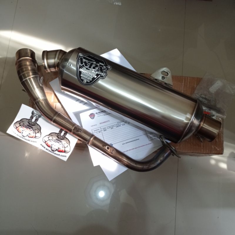 Jual Fullsistem WRX GP3 LIMITED SILENT New Aerox / New Nmax | Shopee ...