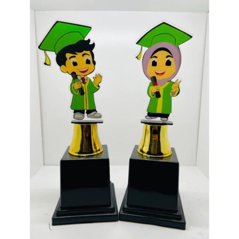 Jual Piala Wisuda Anak TK Paud Akrilik Custom Tinggi 29 cm | Shopee ...