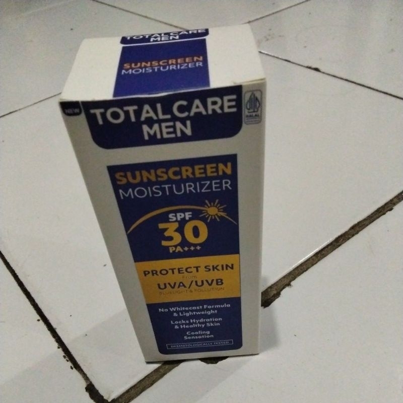 Jual total care Men spf 30 sunscreen moisturizer 20ml | Shopee Indonesia
