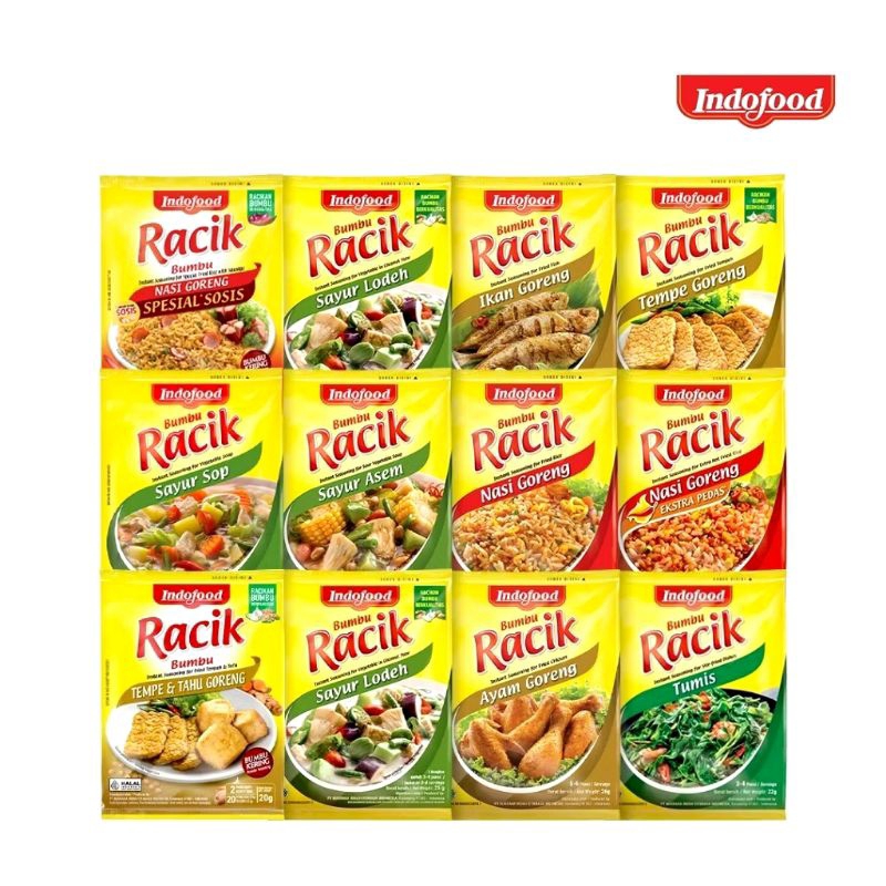 Jual Indofood Bumbu Racik Instan Marinasi dan Sayur All Varian | Shopee ...