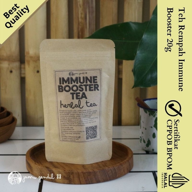 Jual Immune Booster Tea - Teh Kunyit Jahe Sereh Jeruk - Teh Rempah Rimpang Herbal - Herbal Blend ...