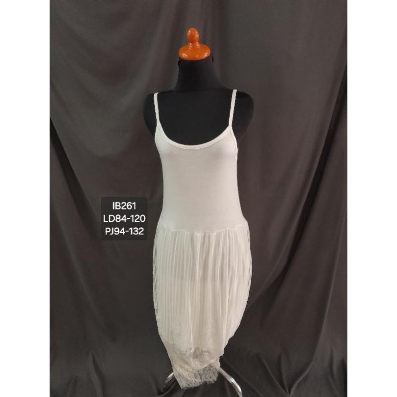 Jual Preloved Dress Cantik Broken White Brukat IB261 | Shopee Indonesia