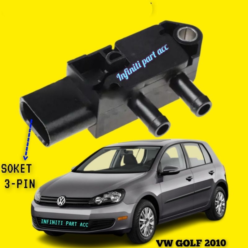 Jual SENSOR EXHAUST DPF PRESSURE VW GOLF JETTA BEETLE JETTA | Shopee ...