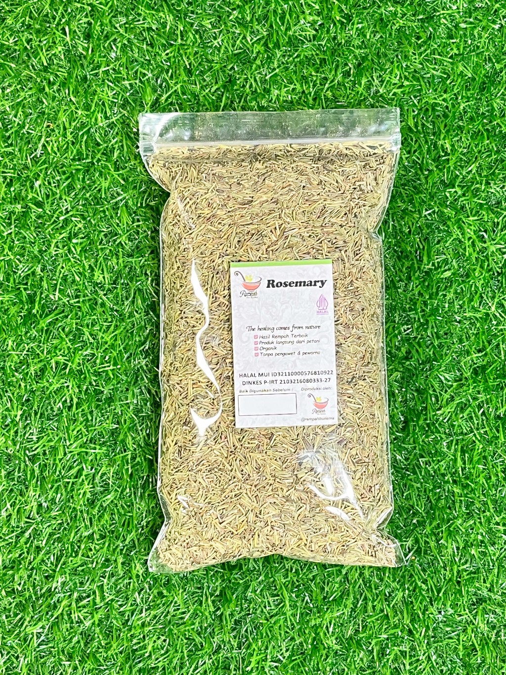 Jual Daun Rosemery Kering Kemasan 500 Gram - Rempah Bu Risma | Shopee ...