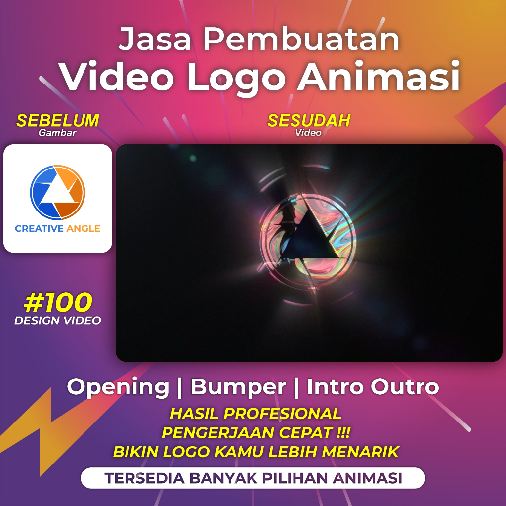Jual Jasa Bikin Video Animasi Opening Intro Outro UMKM Perusahan Organisasi Instansi | Shopee ...