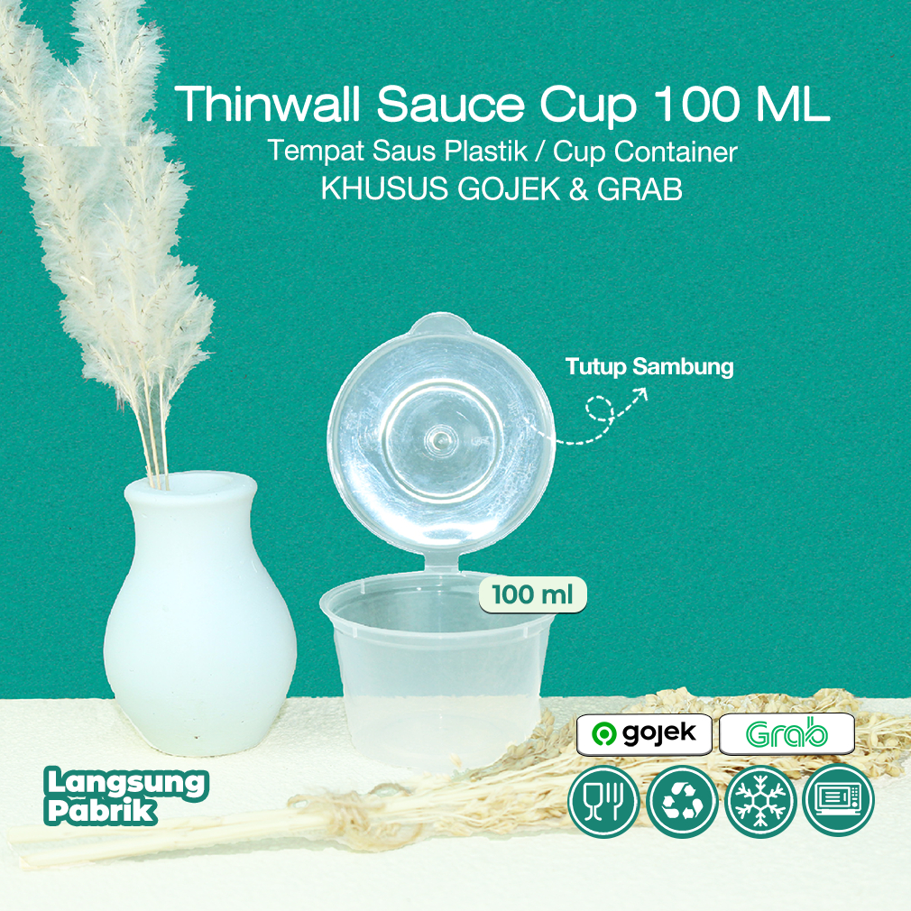 Jual Tempat Cup Puding 100ml Container - Thinwall Cup Puding 100ml ...