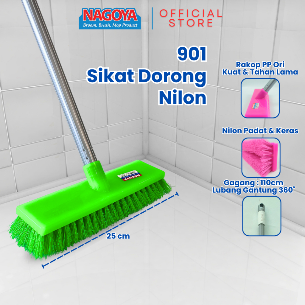 Jual NAGOYA Sikat Dorong Nilon | Shopee Indonesia