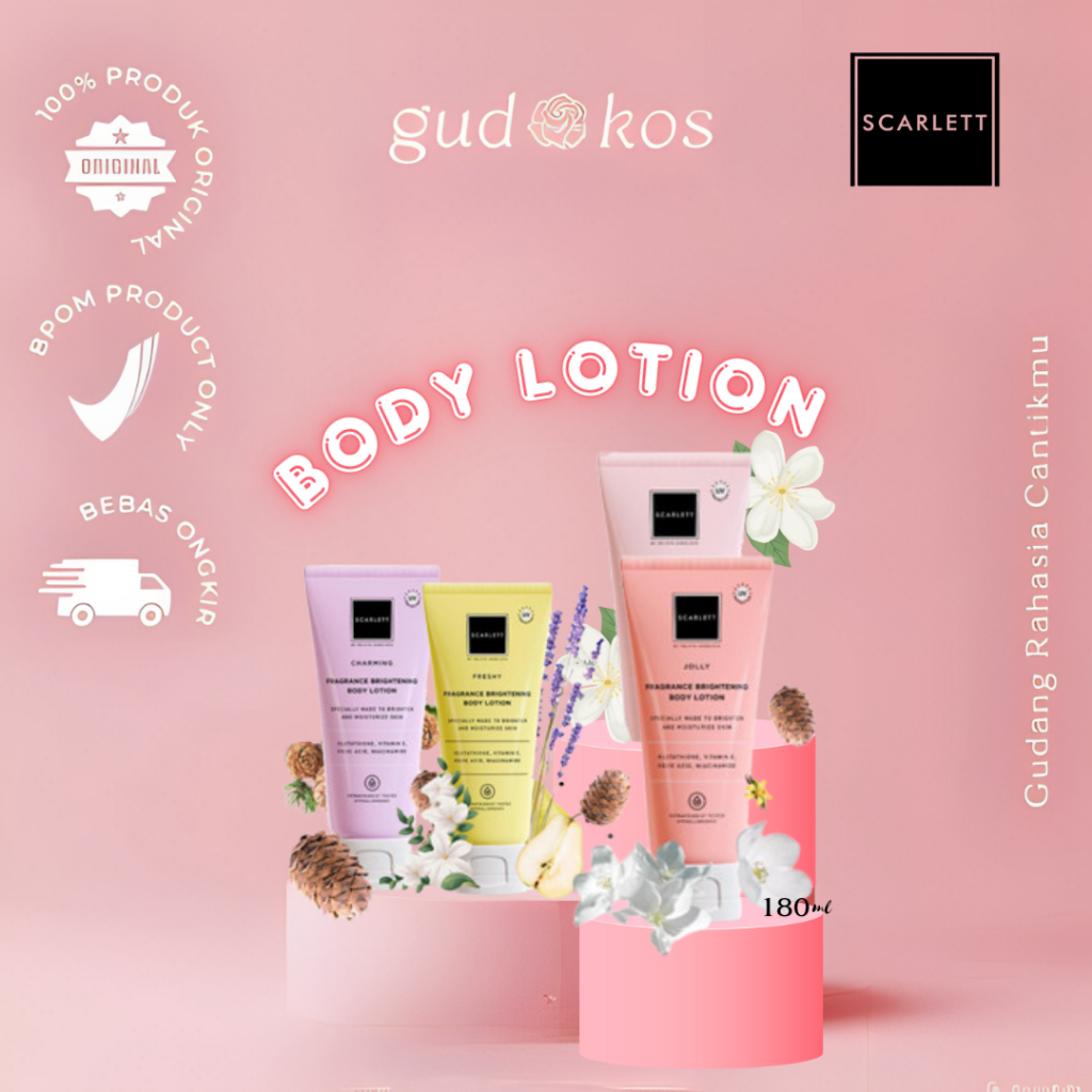 Jual SCARLETT WHITENING x EXO Body Lotion Tube 180ml | Jolly | Charming ...