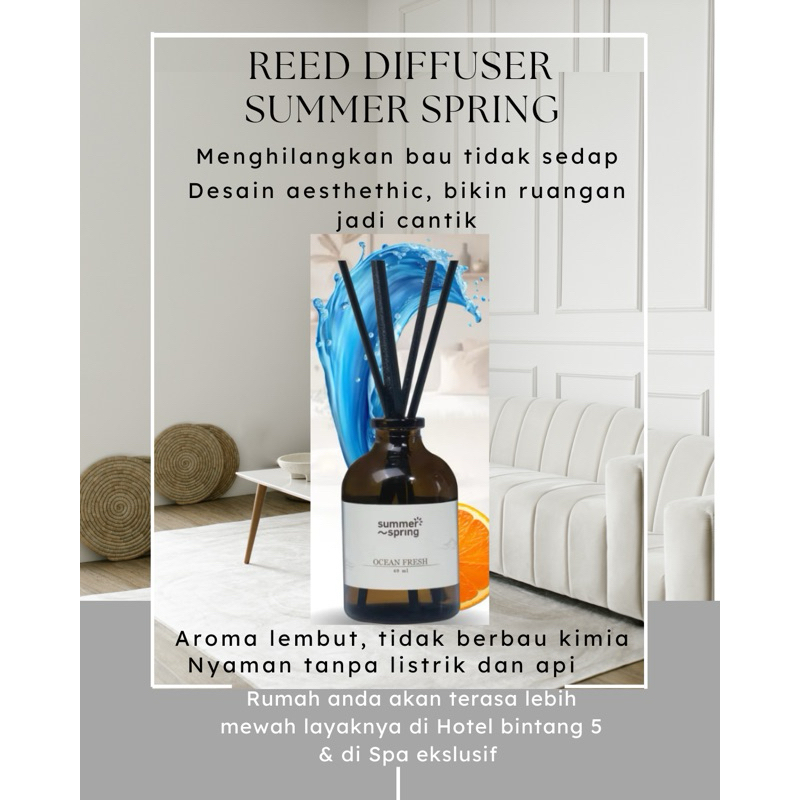 Jual Pengharum Ruangan Reed Diffuser Summer Spring ORIGINAL 40ml ...