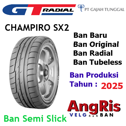 Jual GT Radial Champiro SX2 195 55 R15 Ring 15 Ban Mobil RACING BALAP SEMI SLICK Brio Jazz ...