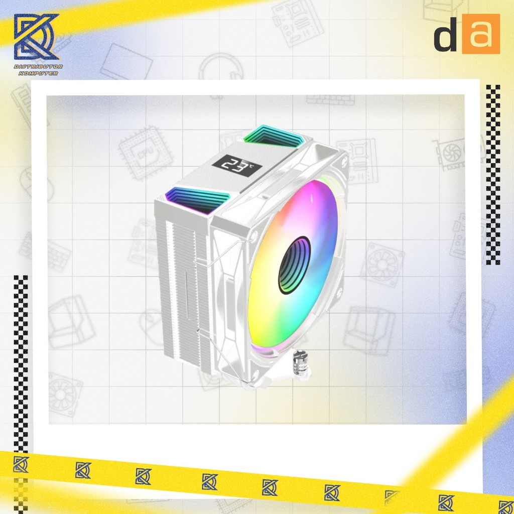 Jual DIGITAL ALLIANCE CPU COOLER KAZE 4D ARGB DIGITAL LED 120MM WHITE ...