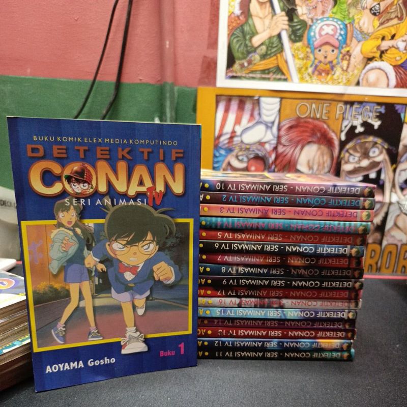Jual Komik Detektif Conan Seri Animasi Tv Set 1-18 Original Preloved | Shopee Indonesia