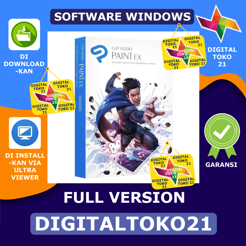 Jual [Diinstallkan] Clip Studio Paint EX 4.0.0 Full Version Software PC ...