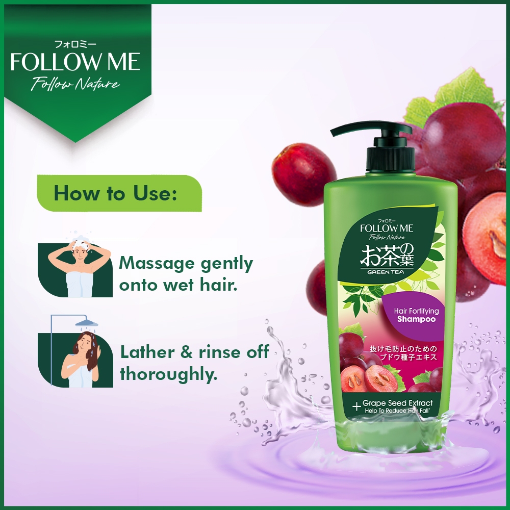 Jual BUY 1 GET 1 - Follow Me Follow Nature - Green Tea - Hair ...