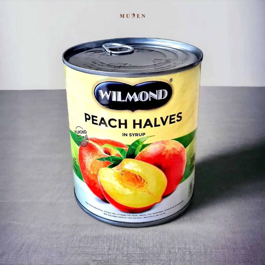 Jual WILMOND PEACH HALVES 825 GR | Shopee Indonesia