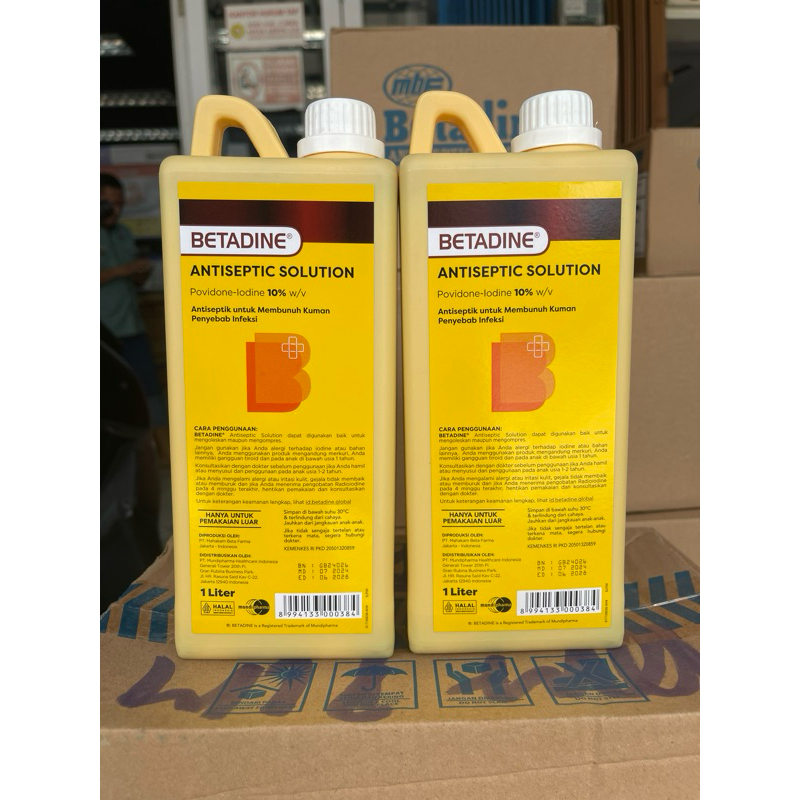 Jual Betadine Solution 1 Liter | Shopee Indonesia