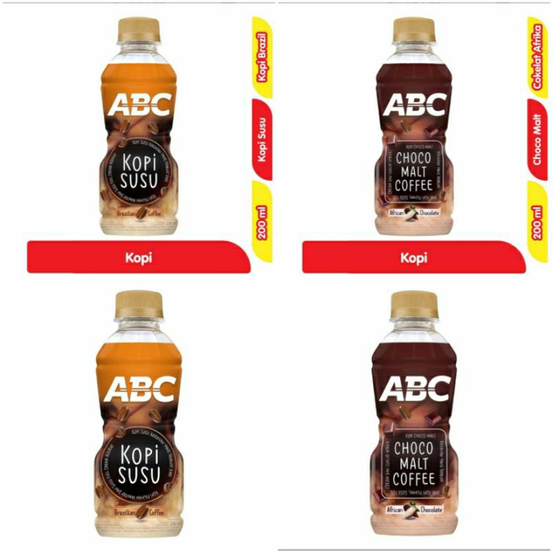 Jual ABC Minuman Kopi pet 200ml | Shopee Indonesia