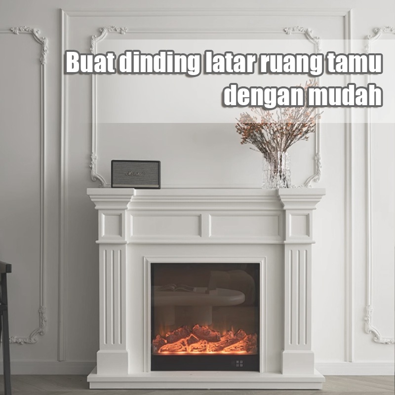 Jual List Wall Moulding PVC / List Border Molding 3D Wainscoting Ukiran ...