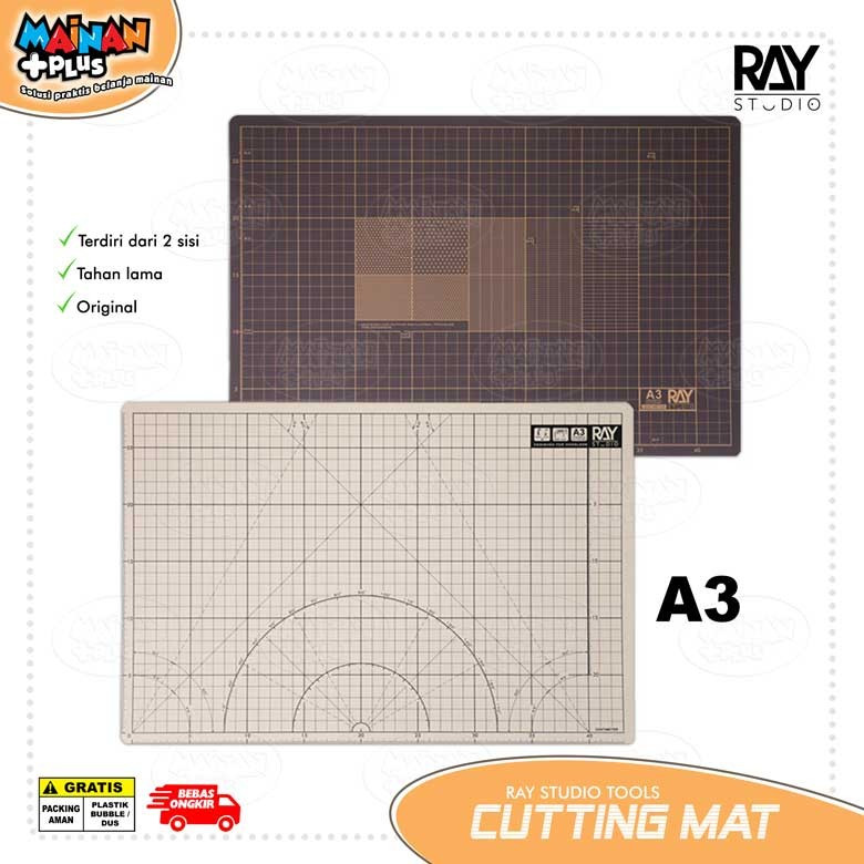 Jual RAY STUDIO CUTTING MAT A3 PREMIUM DOUBLE SIDE 2 IN 1 DUAL COLOR ...