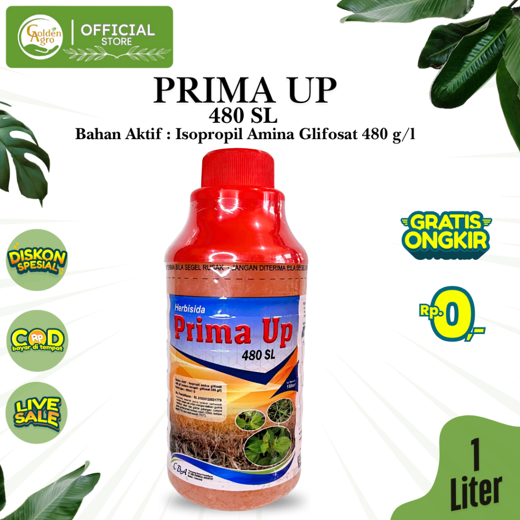 Jual HERBISIDA PRIMA UP 480SL SL 1LT LT LITER | Shopee Indonesia