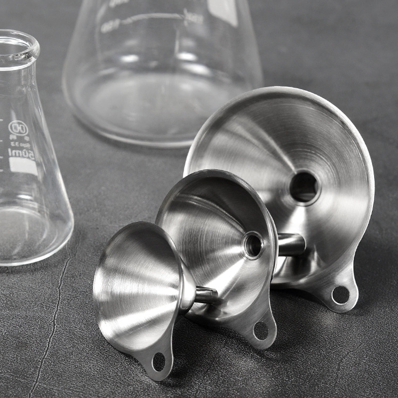 Jual 3pcs/Set Corong Stainless Steel Dengan Gagang Anti Karat Funnel ...