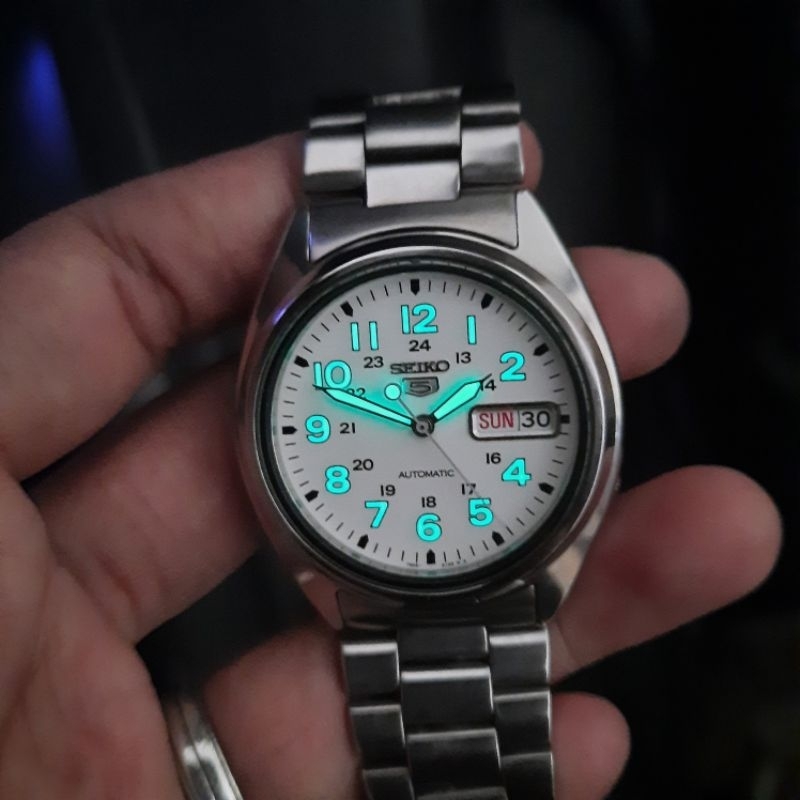 Jual Seiko 5 Military SNX801K1 White Putih SNX801 7S26-0480 Not SNK803 ...