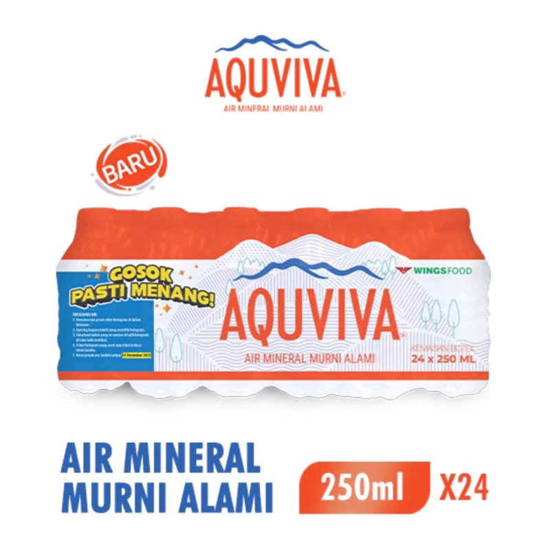 Jual Aquaviva 250ml 1 dus isi 24 | Shopee Indonesia