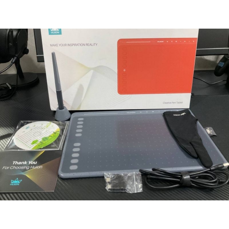 Jual Pentab/Pen tablet Huion HS611 Space gray (second) | Shopee Indonesia