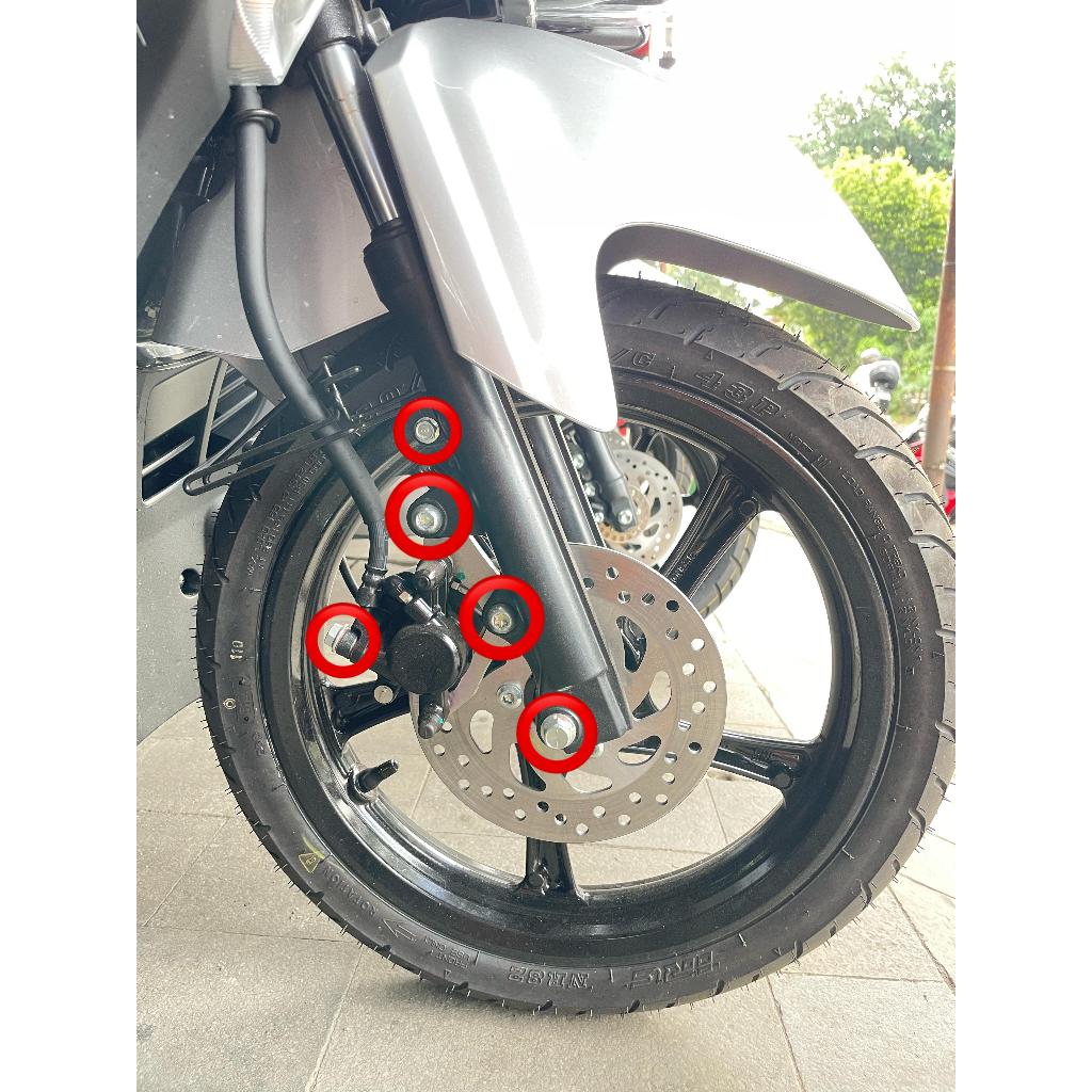 Jual BAUT BREKET + REM + BANJO + AS KALIPER DEPA ( 5 BAUT ) MODEL 2 ...